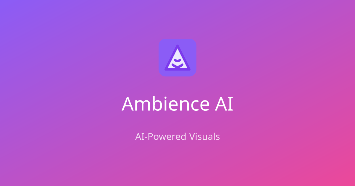 Sign in to Ambience AI